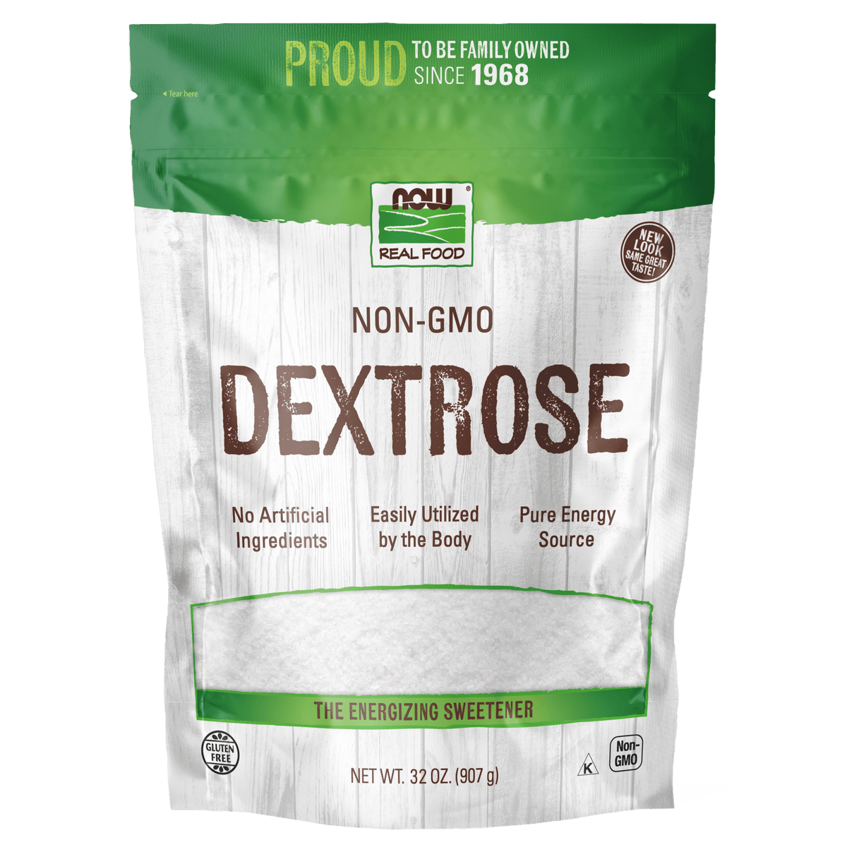 NOW Real Food Dextrose Pure Powder 908g — Bluewater Nutrition