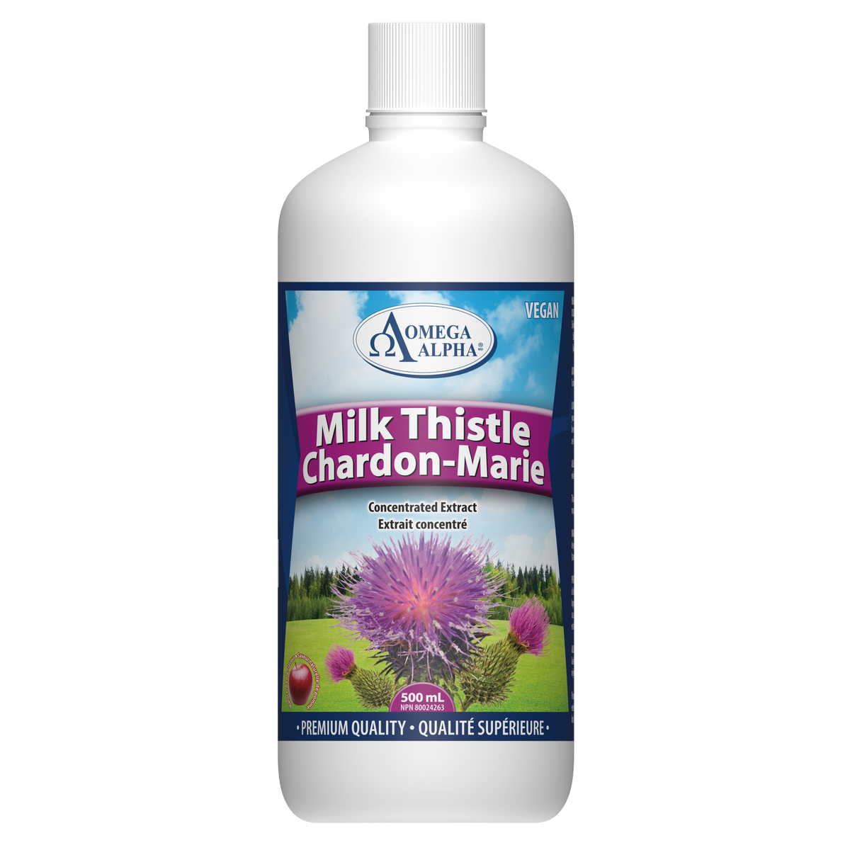 Omega Alpha Milk Thistle 500mL — Bluewater Nutrition